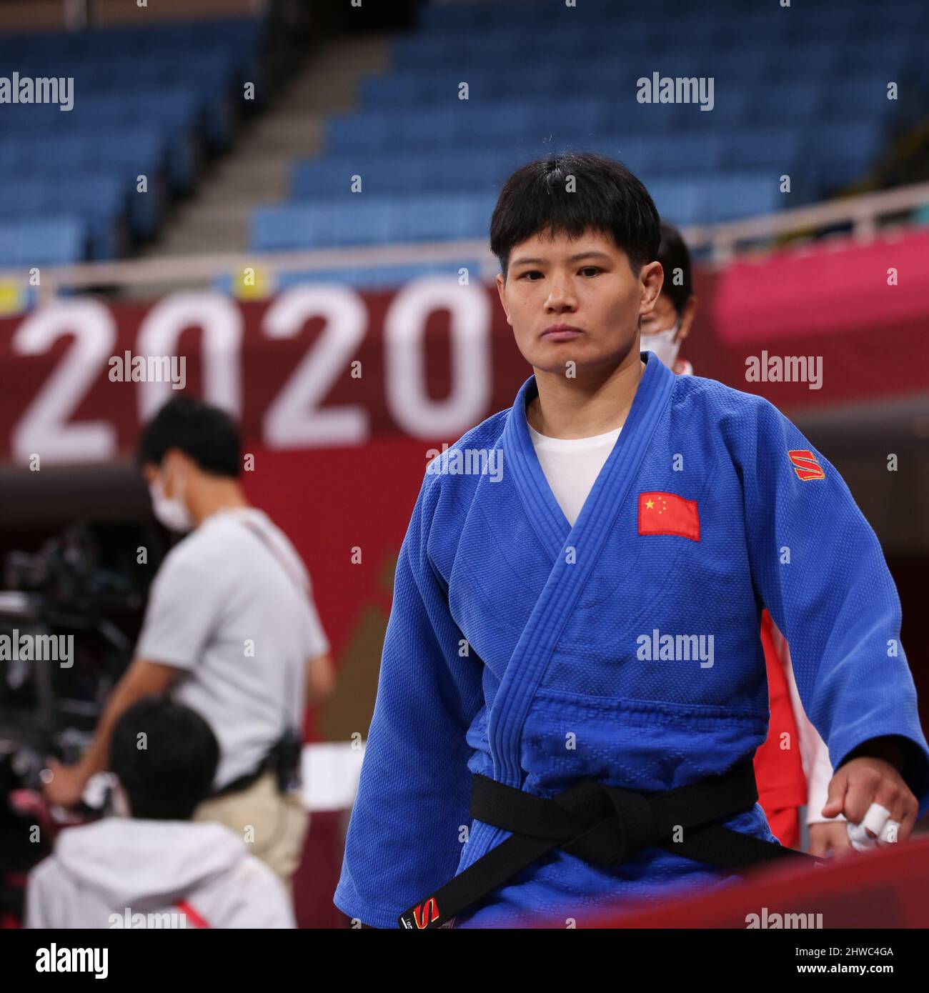 JULY 27th, 2021 - TOKYO, JAPAN: YANG Junxia of China in action during the Judo Women -63 kg at ...