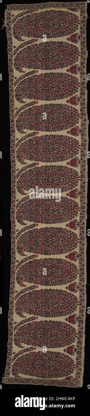 End and side borders of a shawl Stock Photo - Alamy