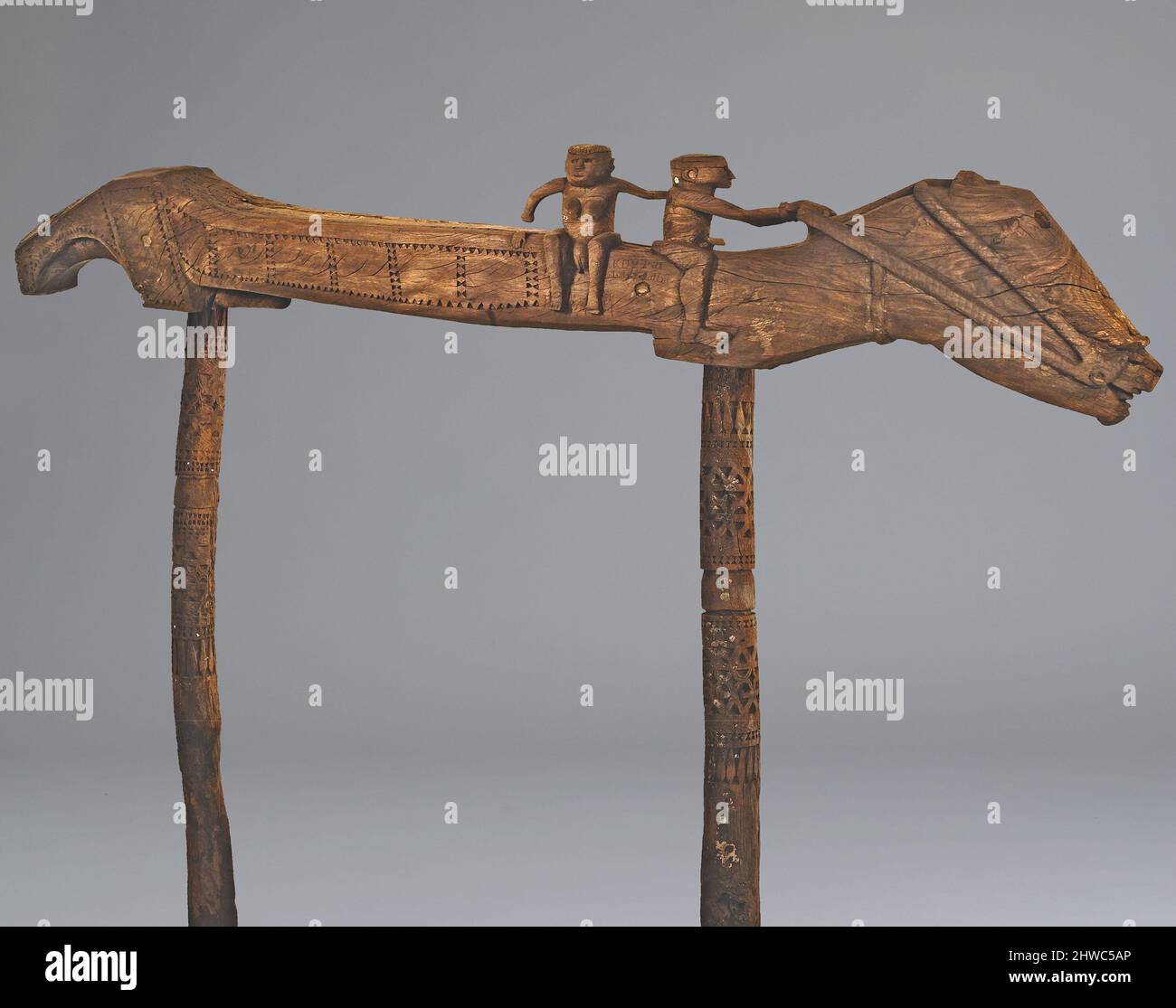 Ritual Horse-Serpent with Male and Female Riders (Ja Heda Stock Photo ...