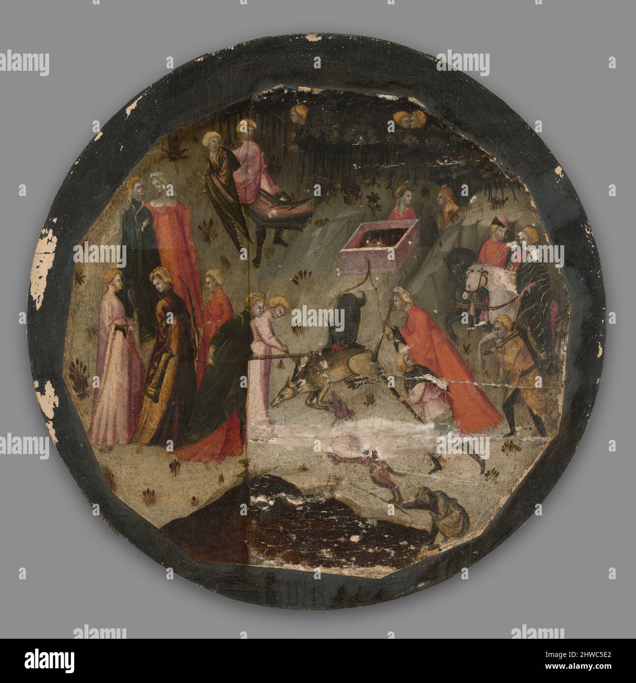 Amorous Hunt. Artist: Master of Charles of Durazzo (possibly Francesco ...