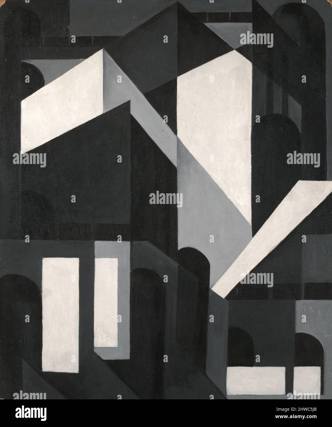 City Shapes. Artist: Louis Lozowick, American, born Russia (Ukraine ...