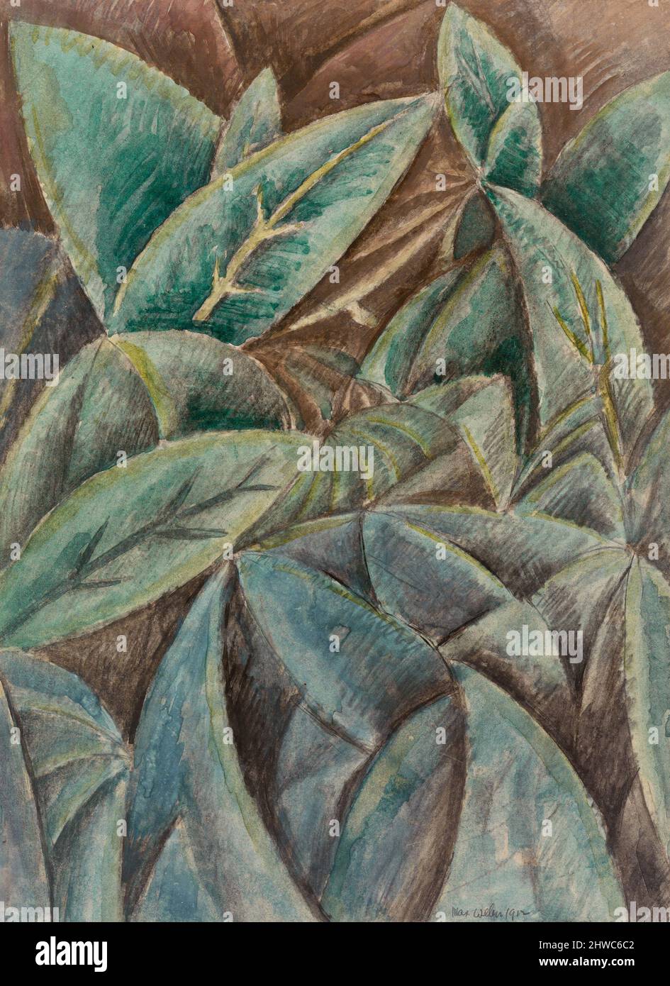 Flowers. Artist: Max Weber, American, born Russia, 1881–1961 Stock ...