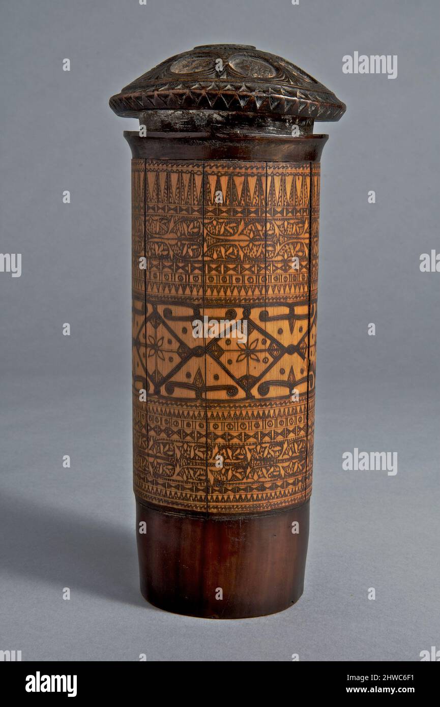 Container for Spools of Thread (Abal Abal Stock Photo - Alamy