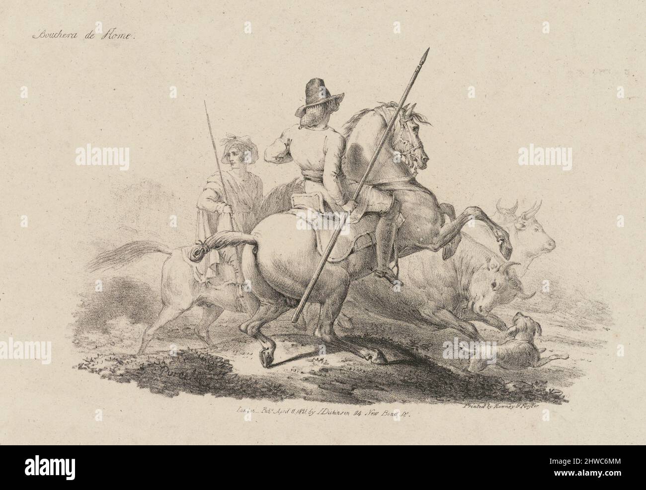 Bouchers de Rome (Roman Butchers). Artist: Pierre-Augustin Massé ...