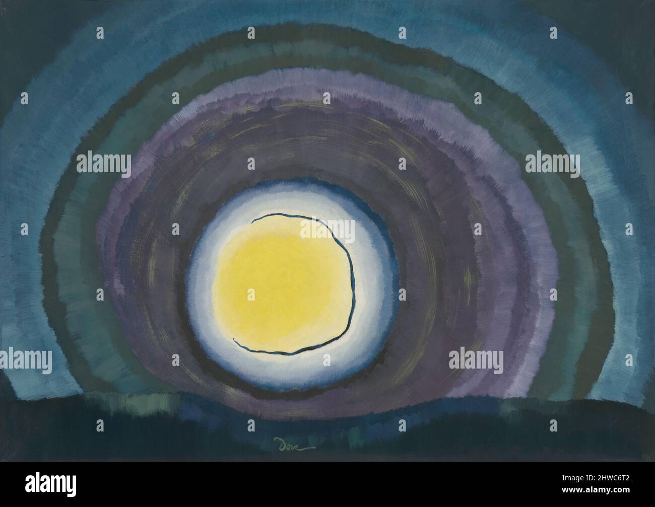 Sunrise III. Artist: Arthur Garfield Dove, American, 1880–1946 Stock ...