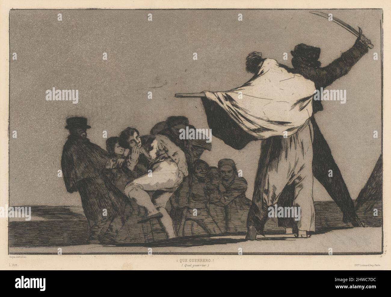 Disparate conocido (Well-Known Folly), unnumbered plate from the series ...