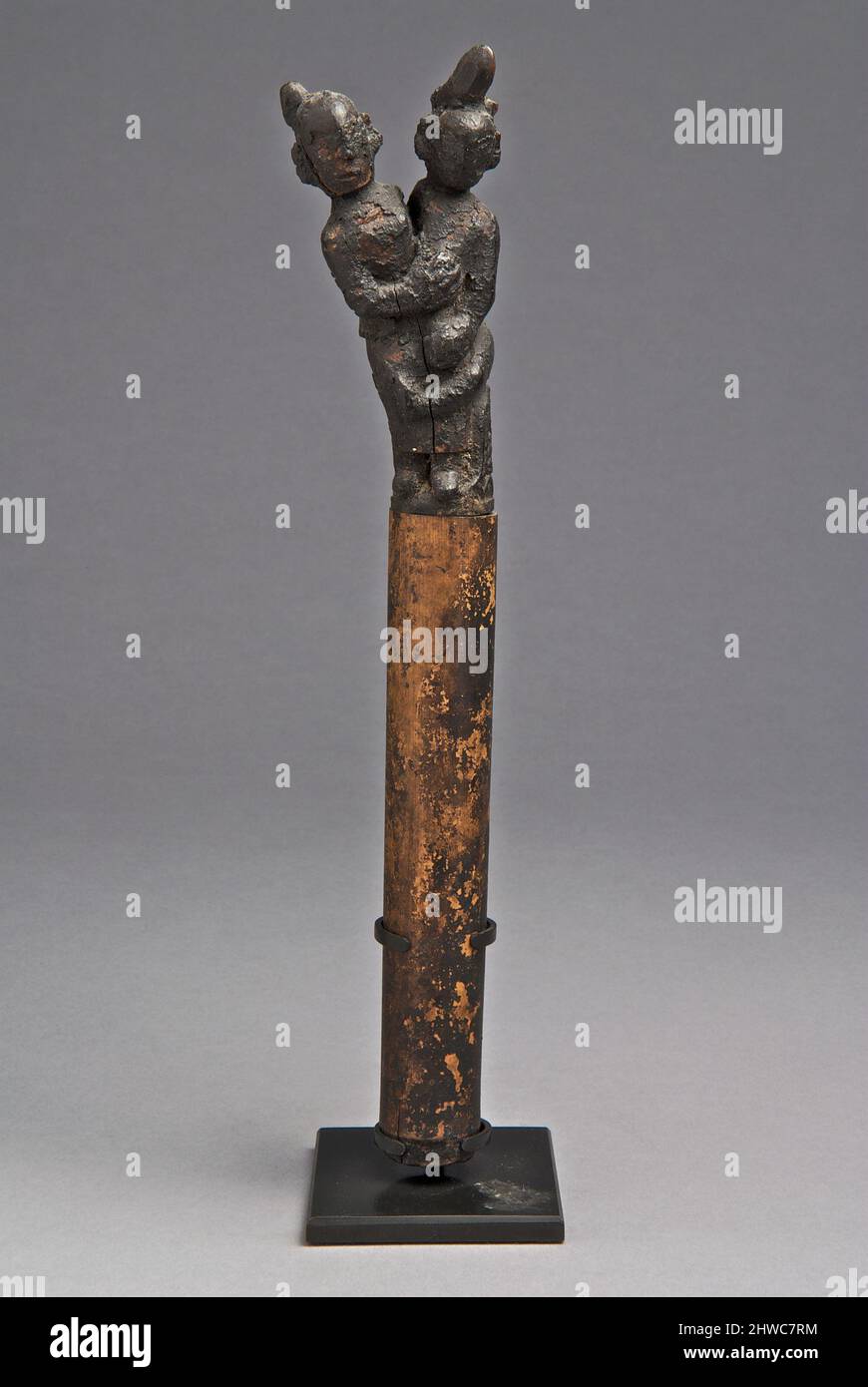 Container Stopper with Human Figures Stock Photo - Alamy