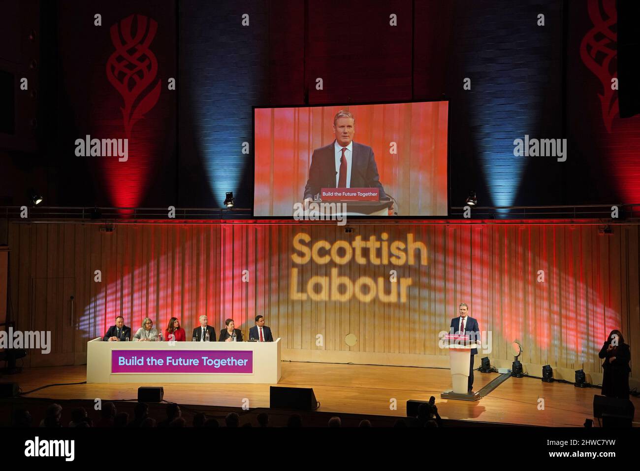 Labour leader Keir Starmer speaking during the Scottish Labour ...