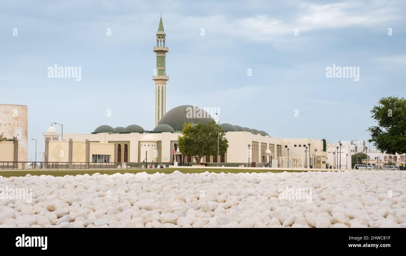 Al Shouyoukh Mosque in central Doha, Qatar Stock Photo - Alamy