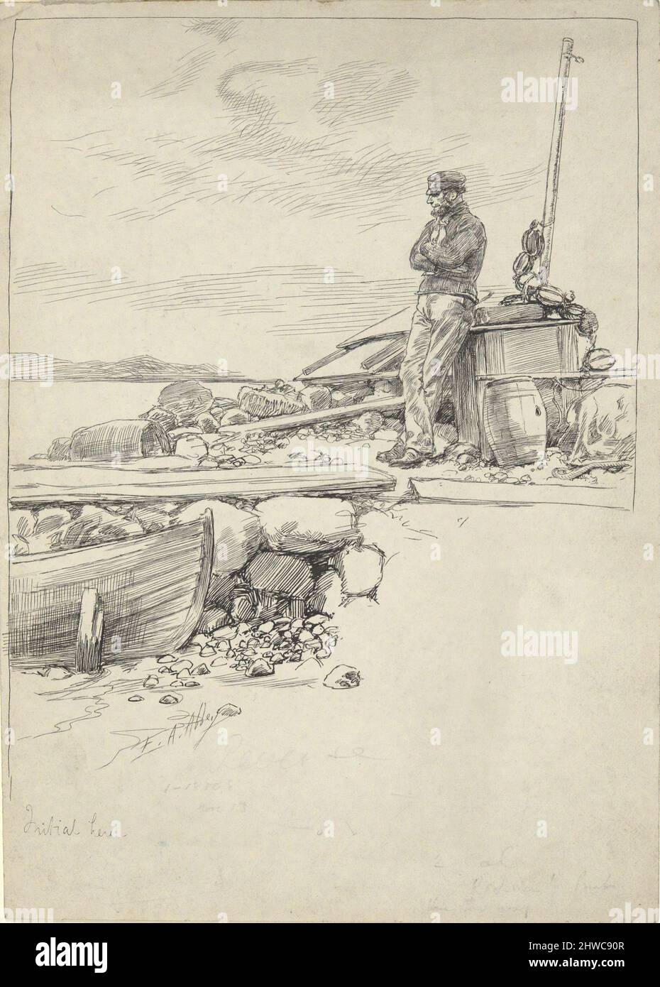 Captain Sandy. Artist: Edwin Austin Abbey, American, 1852–1911, M.A ...