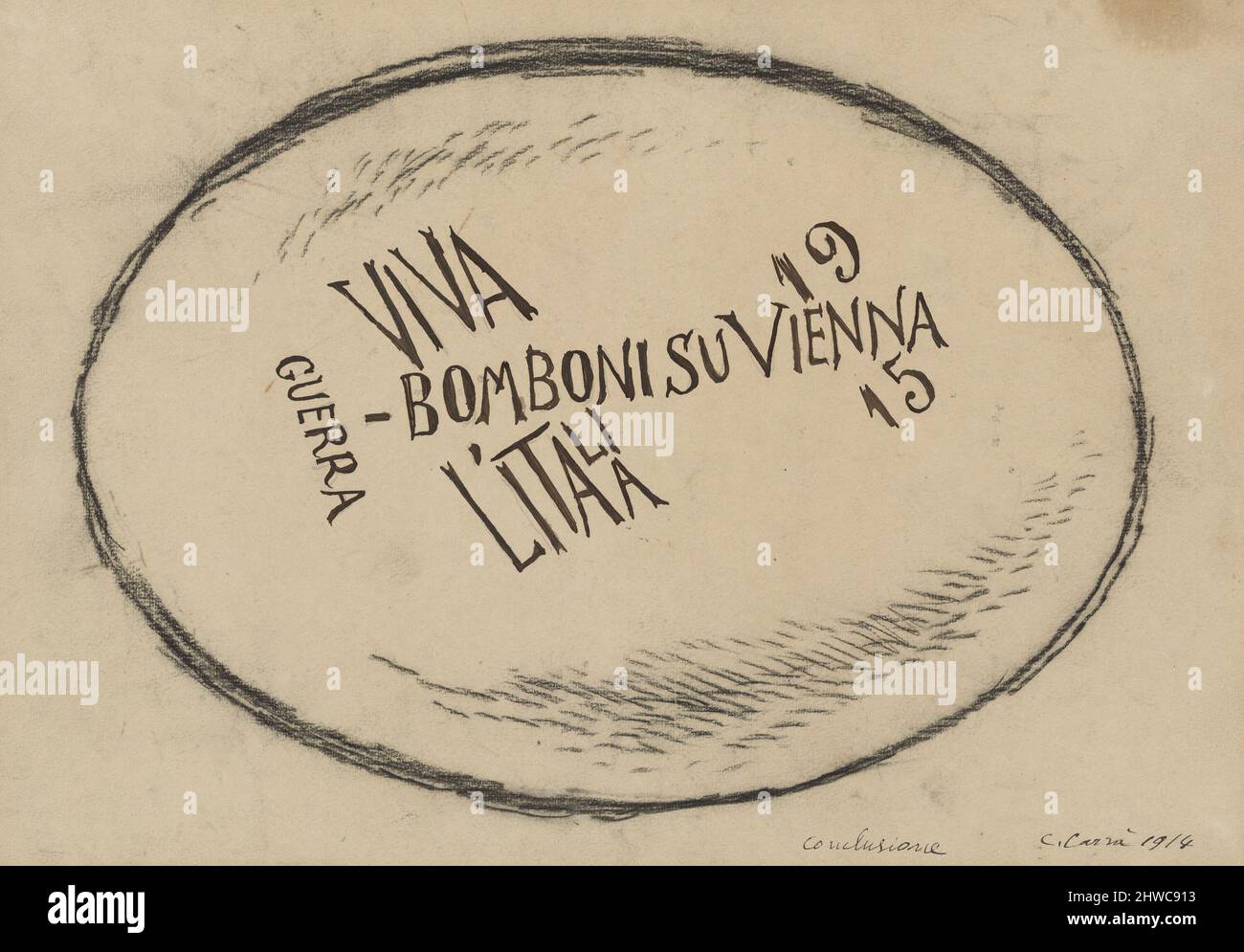 Conclusione. Artist: Carlo Carrà, Italian, 1881–1966 Stock Photo - Alamy