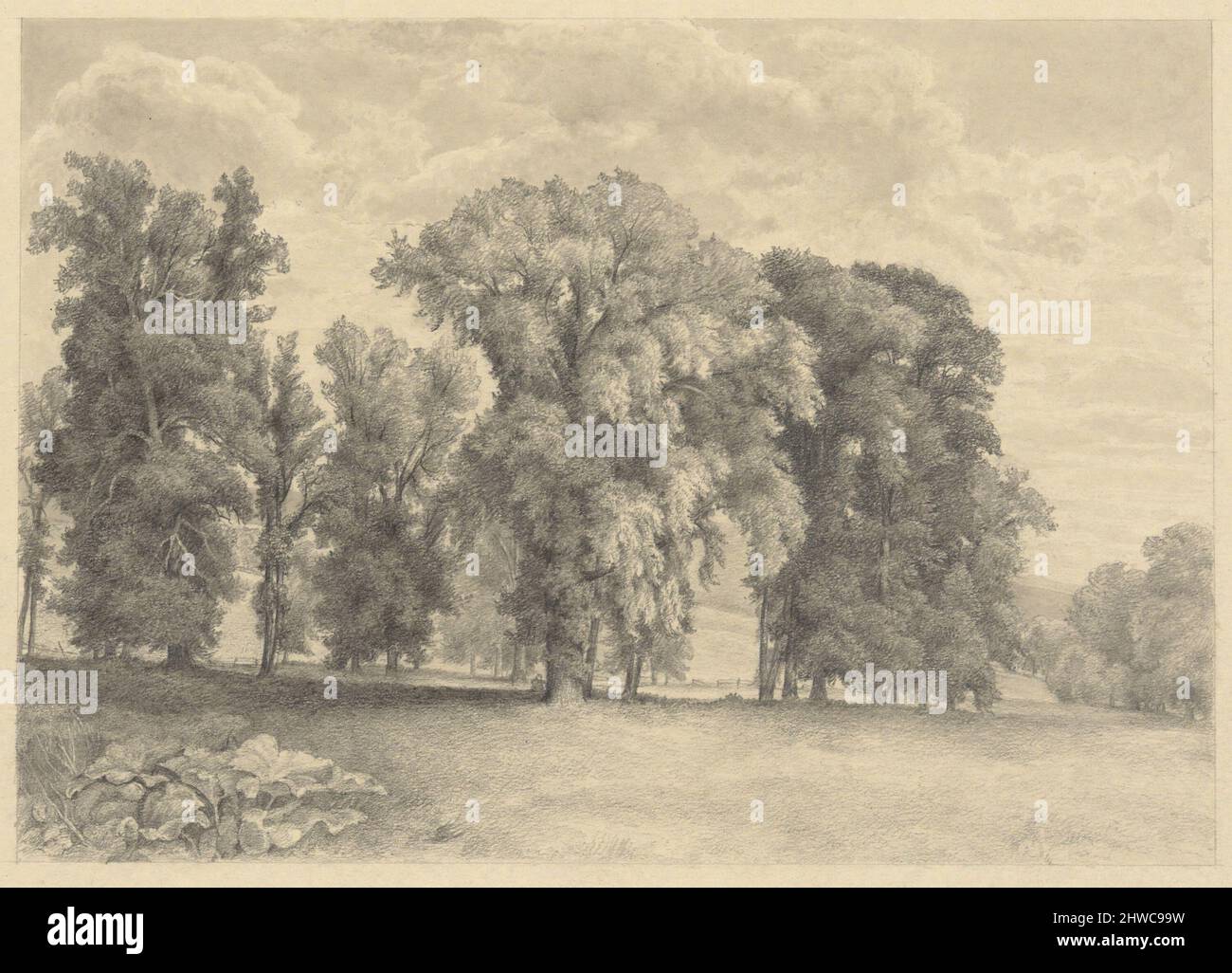 Meadow and Trees. Artist: Unknown After: Asher Brown Durand, American ...