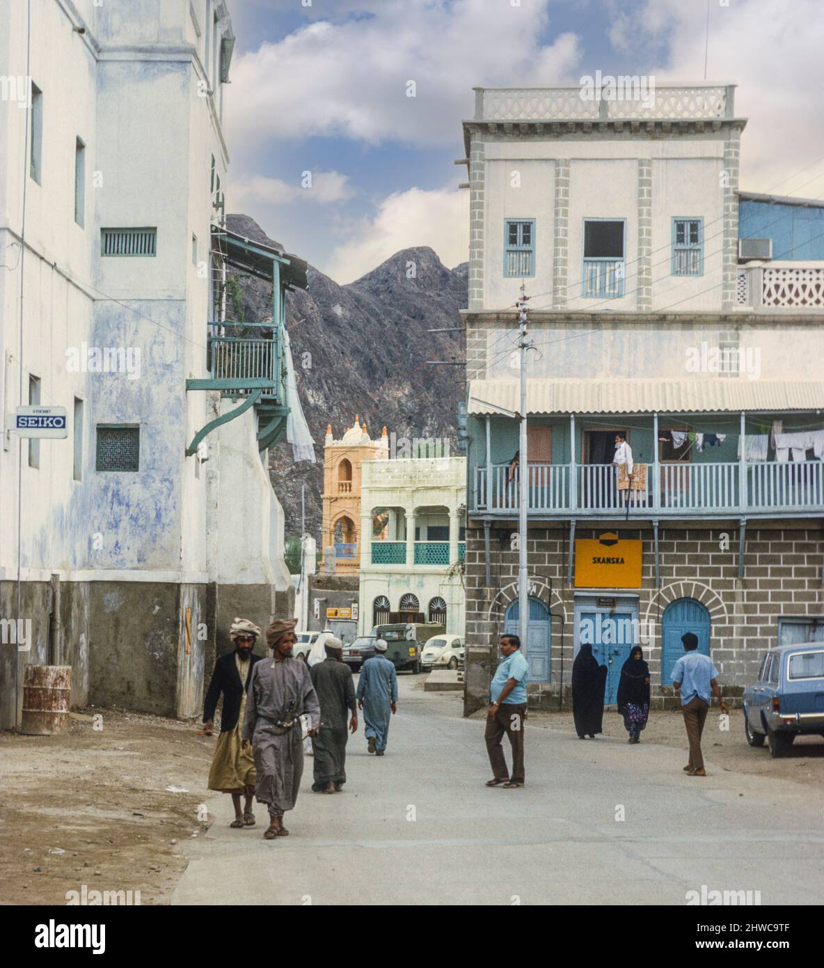 Muscat, Oman, March 1972. Main Street of Muscat Stock Photo - Alamy