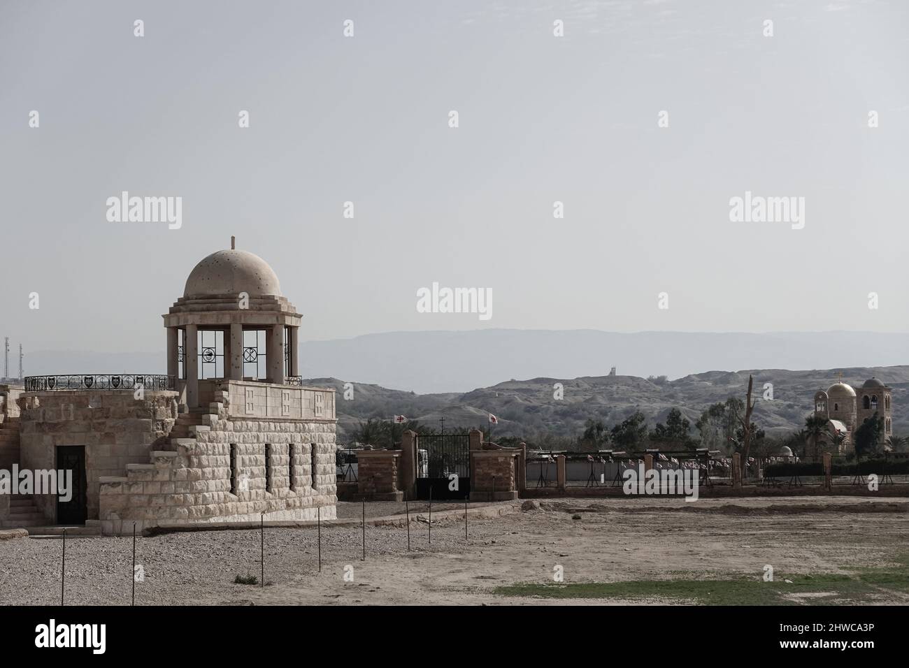 Qasr Al Yahud, Israel. 5th Mar, 2022. Israelis enjoy a warm winter day ...