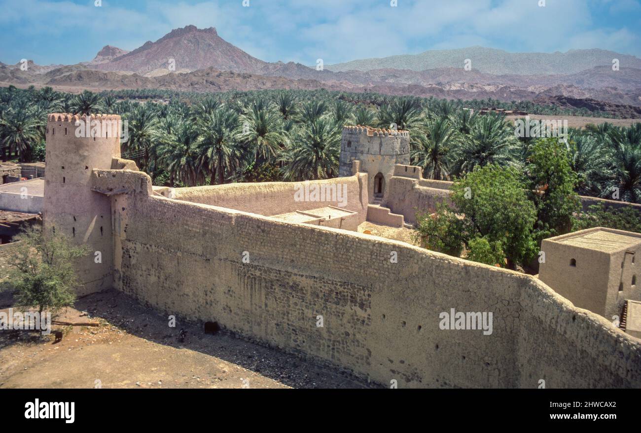 Oman. Bidbid Fort. Photographed April 1985 Stock Photo - Alamy