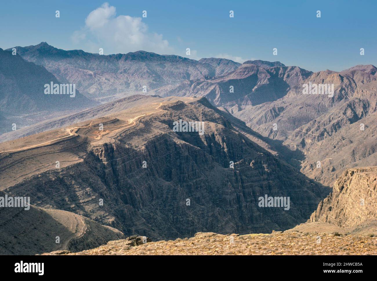 Oman musandam peninsula road hi-res stock photography and images - Alamy