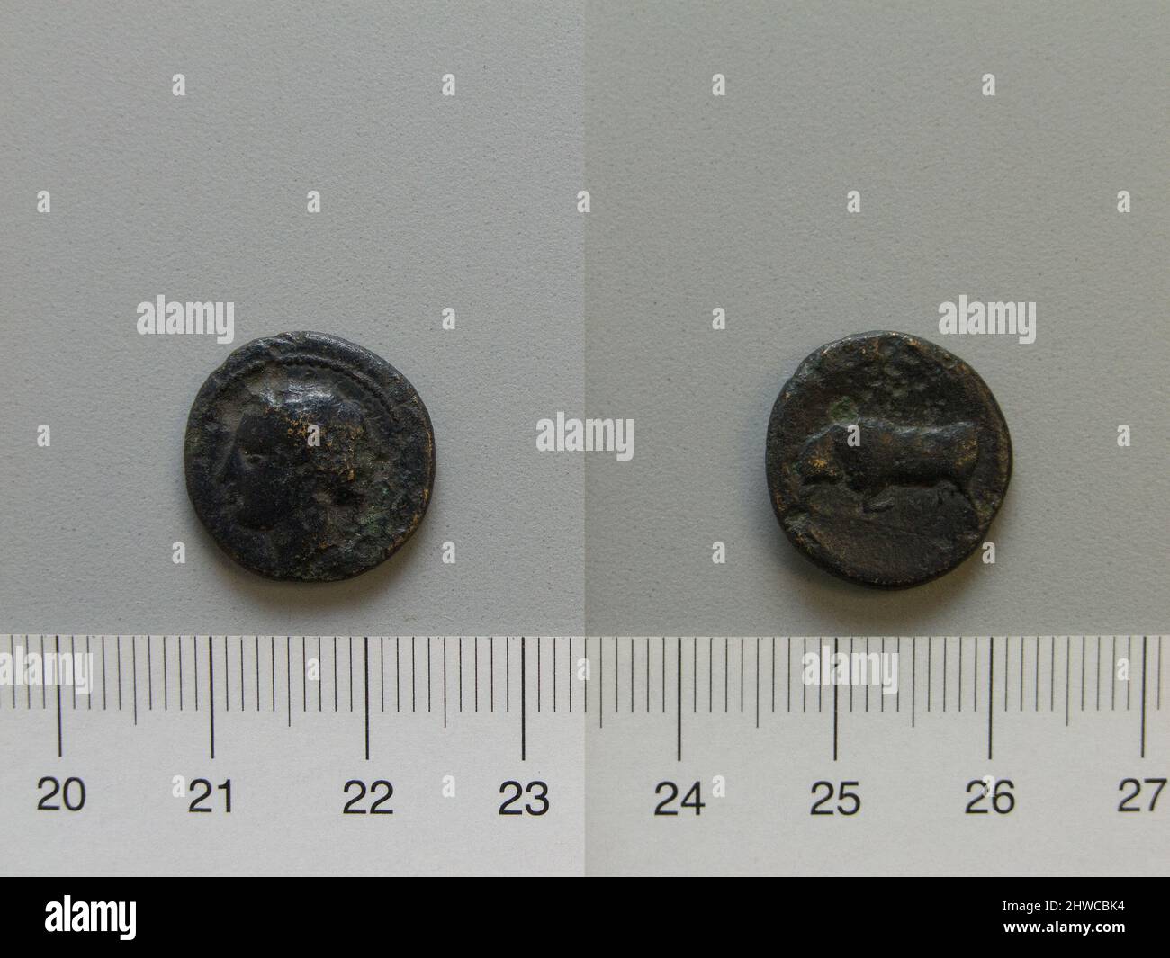 Coin from Tauromenium. Mint: Tauromenium Stock Photo - Alamy