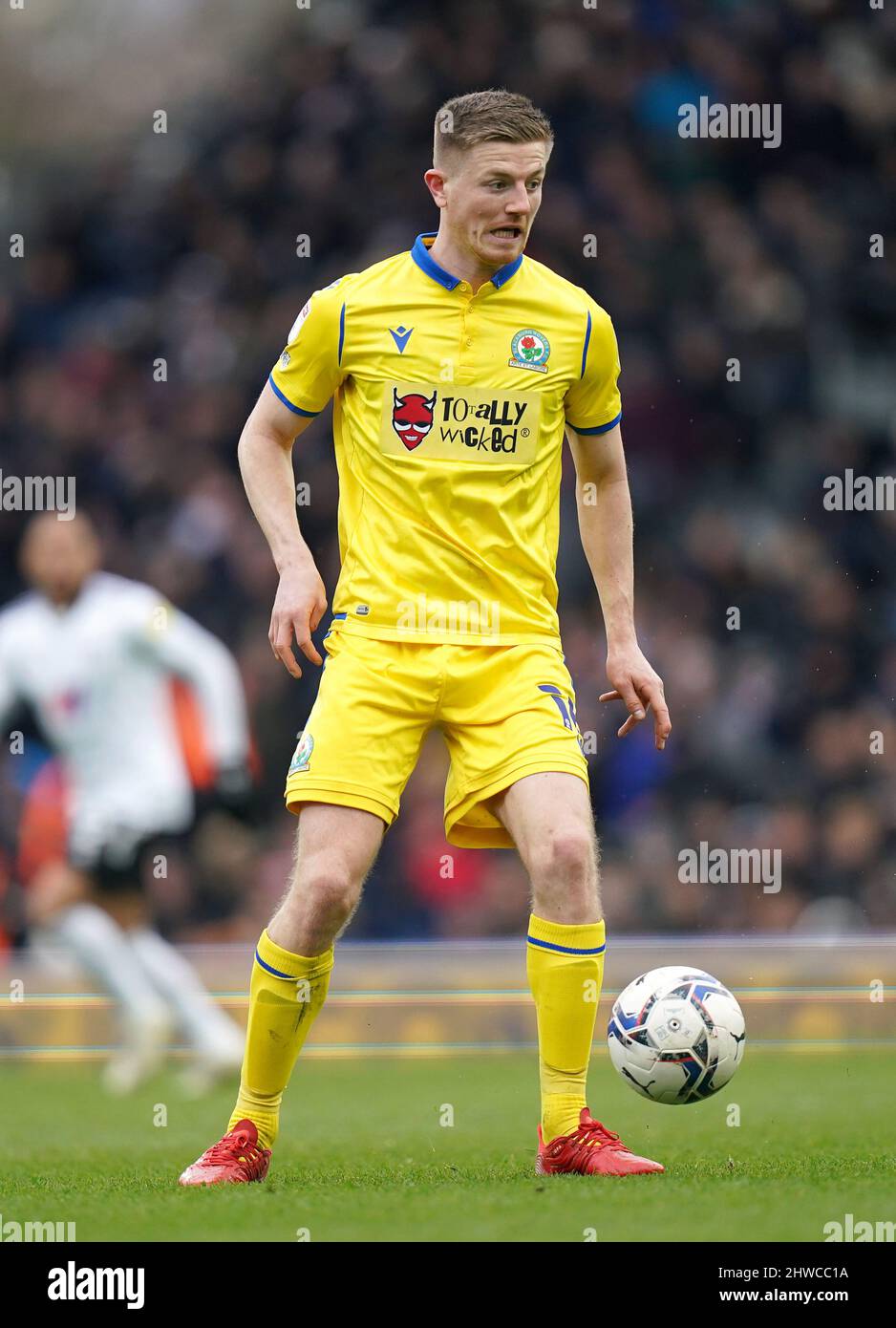 Blackburn Rovers' Scott Wharton in action during the Sky Bet ...