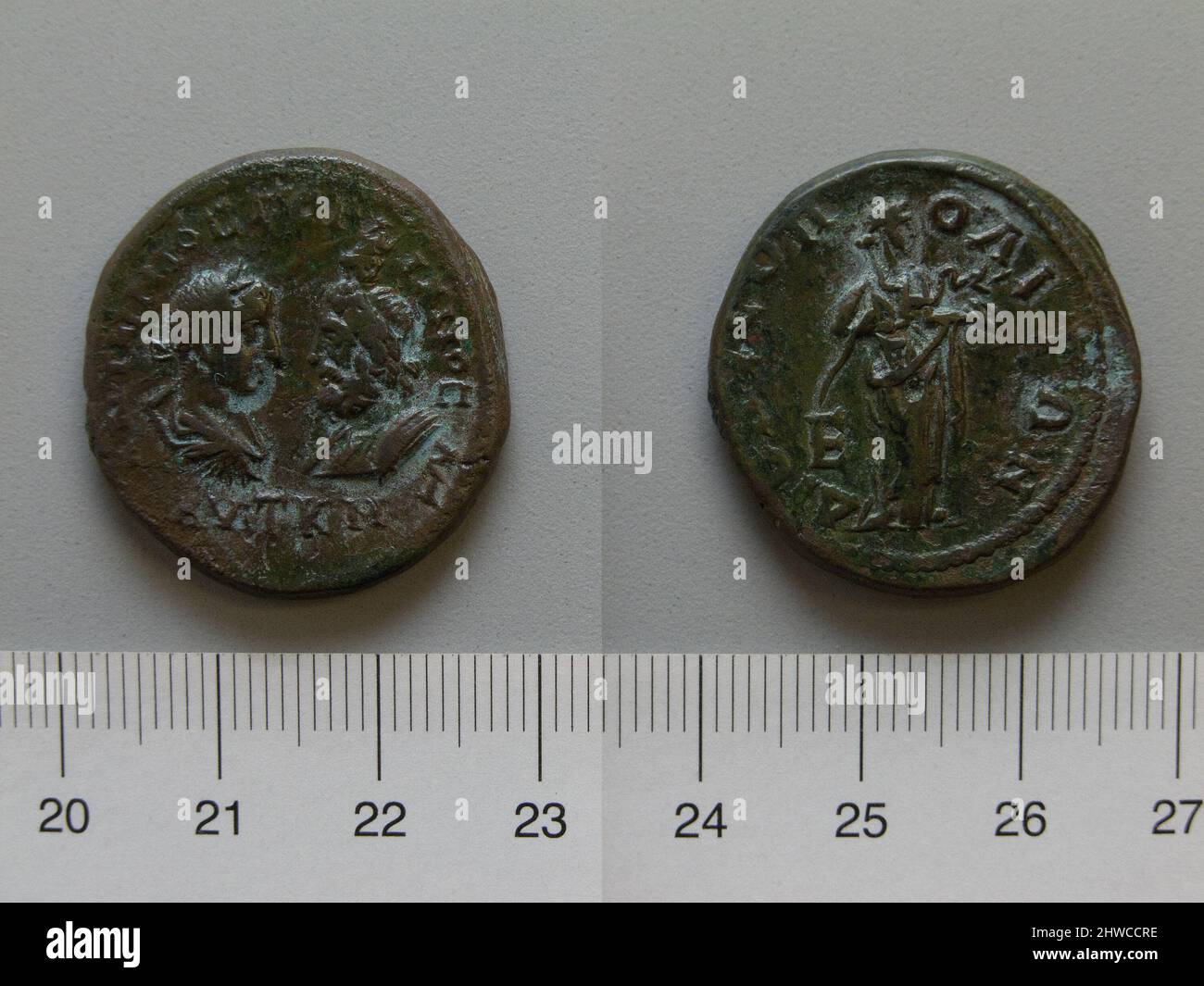 Coin of Gordian III, Emperor of Rome from Dionysopolis. Ruler: Gordian ...