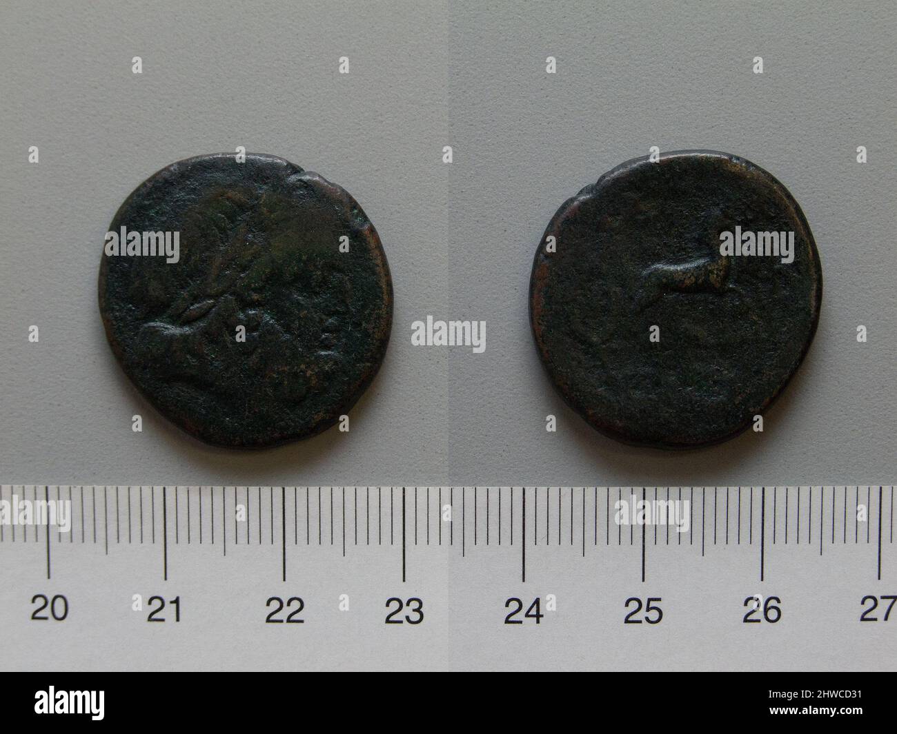 Coin of Hieronymus, King of Syracuse from Syracuse. Ruler: Hieronymus ...