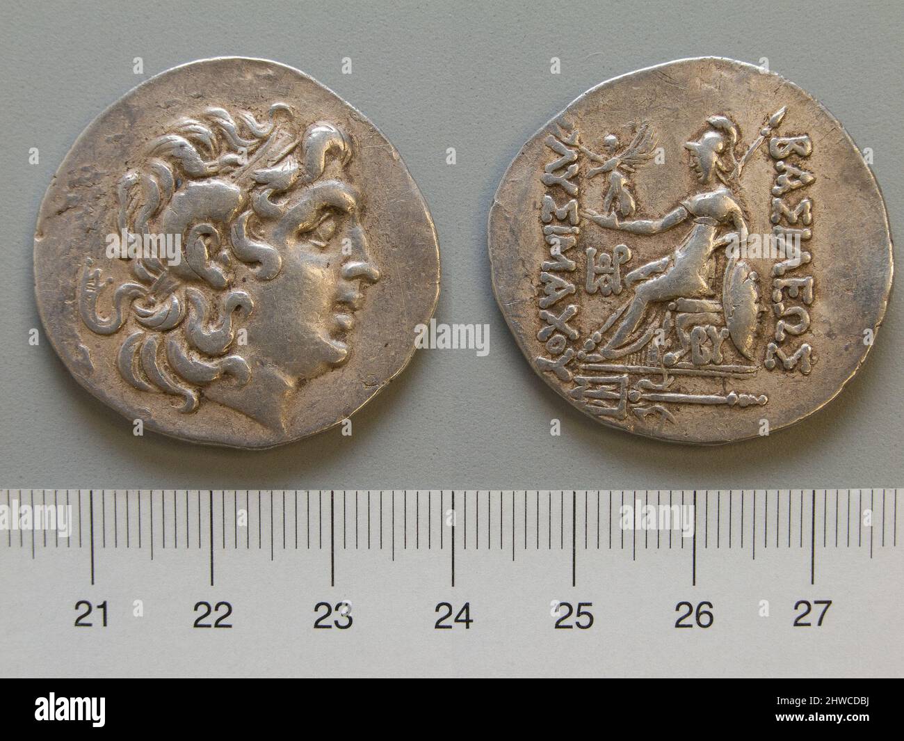 Coin of Lysimachus, King of Thrace from Thrace. Ruler: Lysimachus, King ...