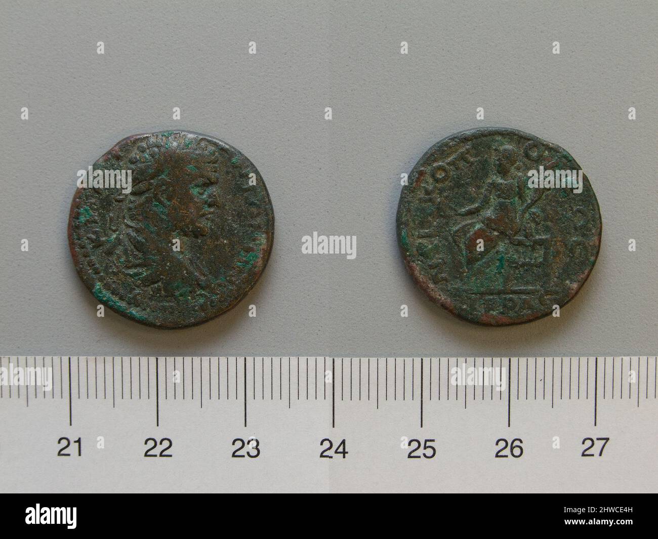 Coin of Caracalla, Roman Emperor from Nicopolis, Epirus. Ruler ...