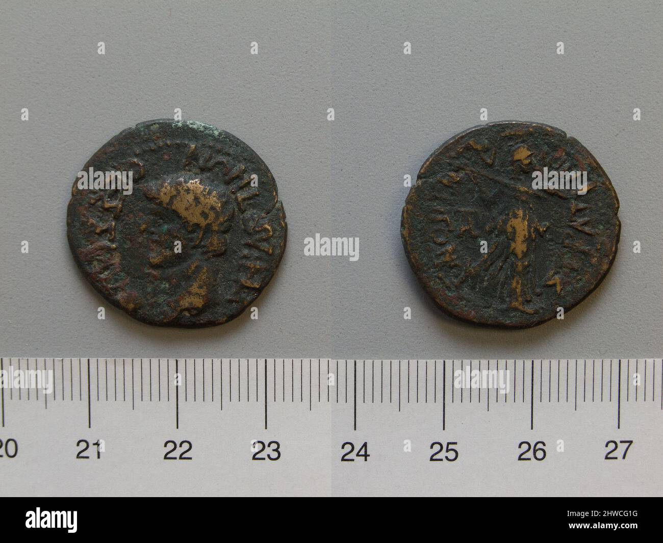 Coin of Augustus, Emperor of Rome from Thessaly. Ruler: Augustus ...