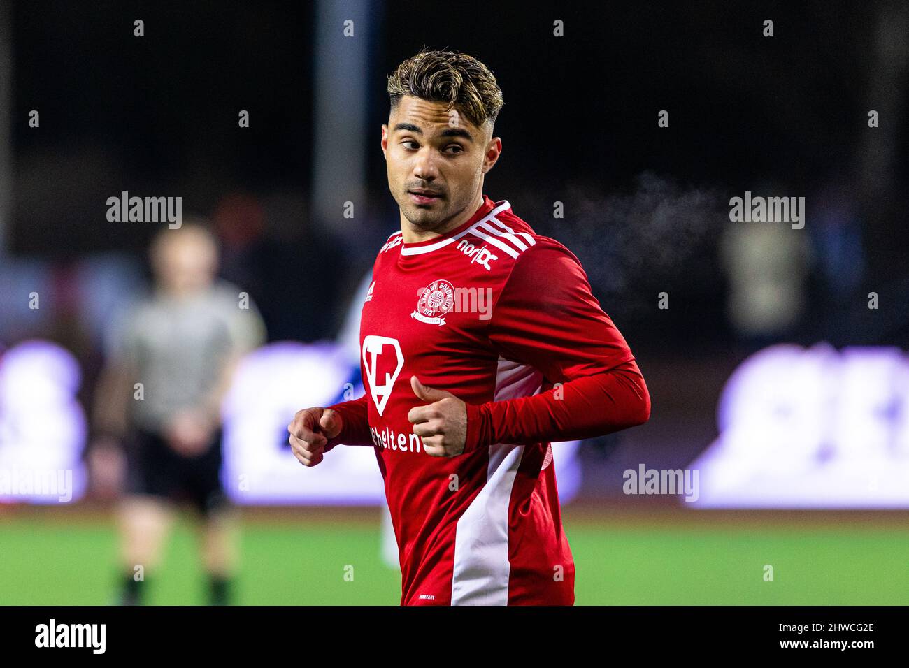 Copenhagen, Denmark. 04th, March 2022. Rezan Corlu (97) of Lyngby ...