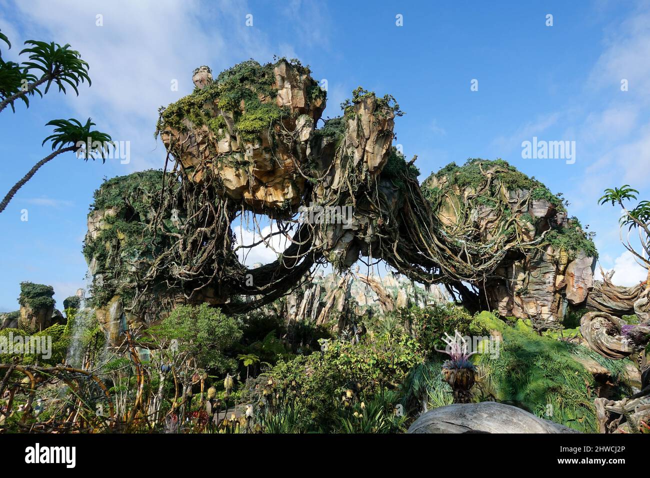 orlando, FL USA -May 12, 2019: The floating mountains in the movie ...