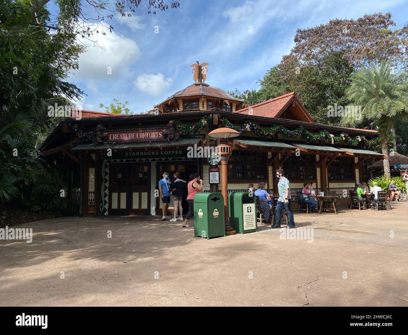orlando, FL USA -November 6, 2020: The Starbucks Coffee shop at Animal ...