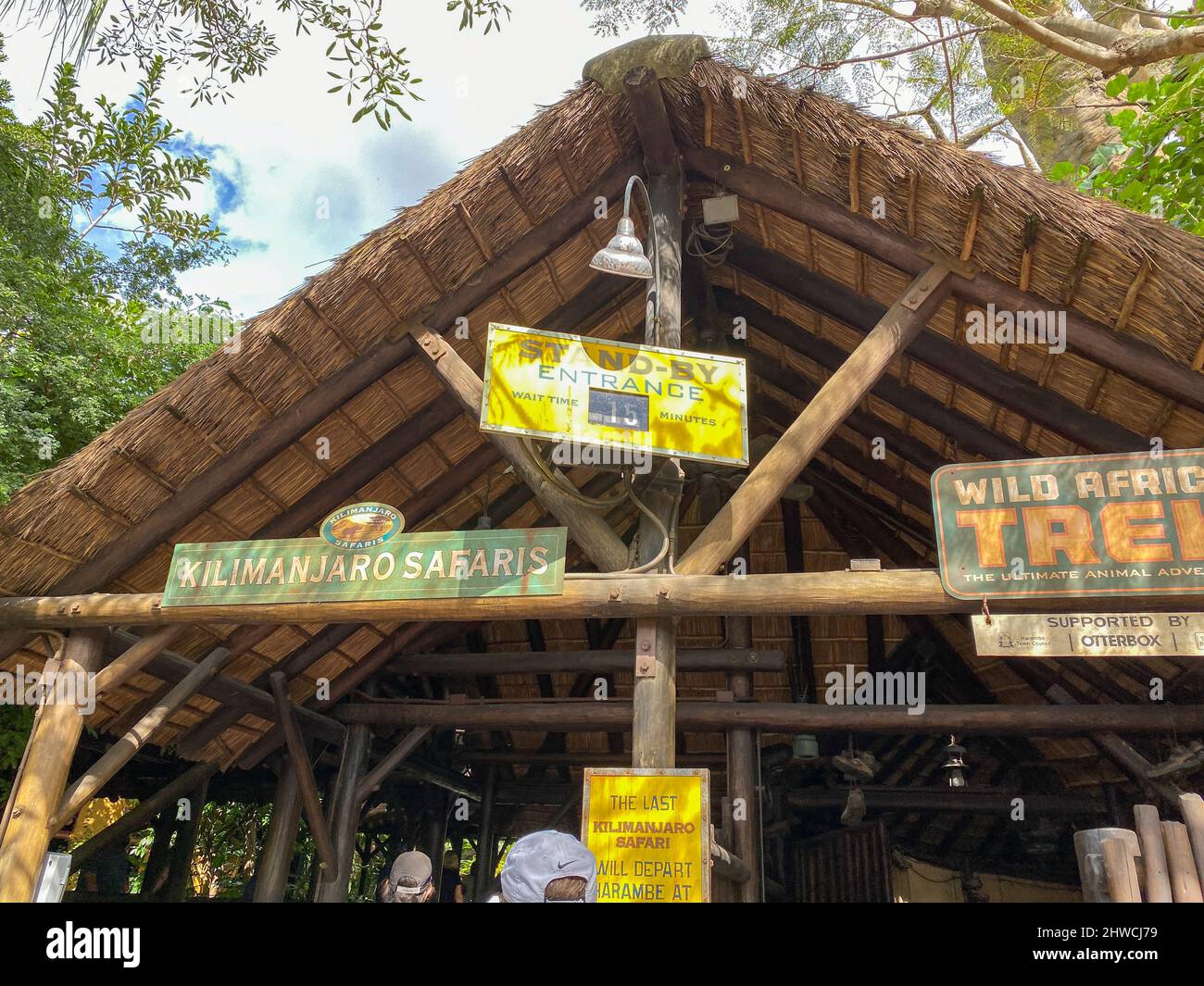 Disney animal kingdom entrance sign hi-res stock photography and images ...