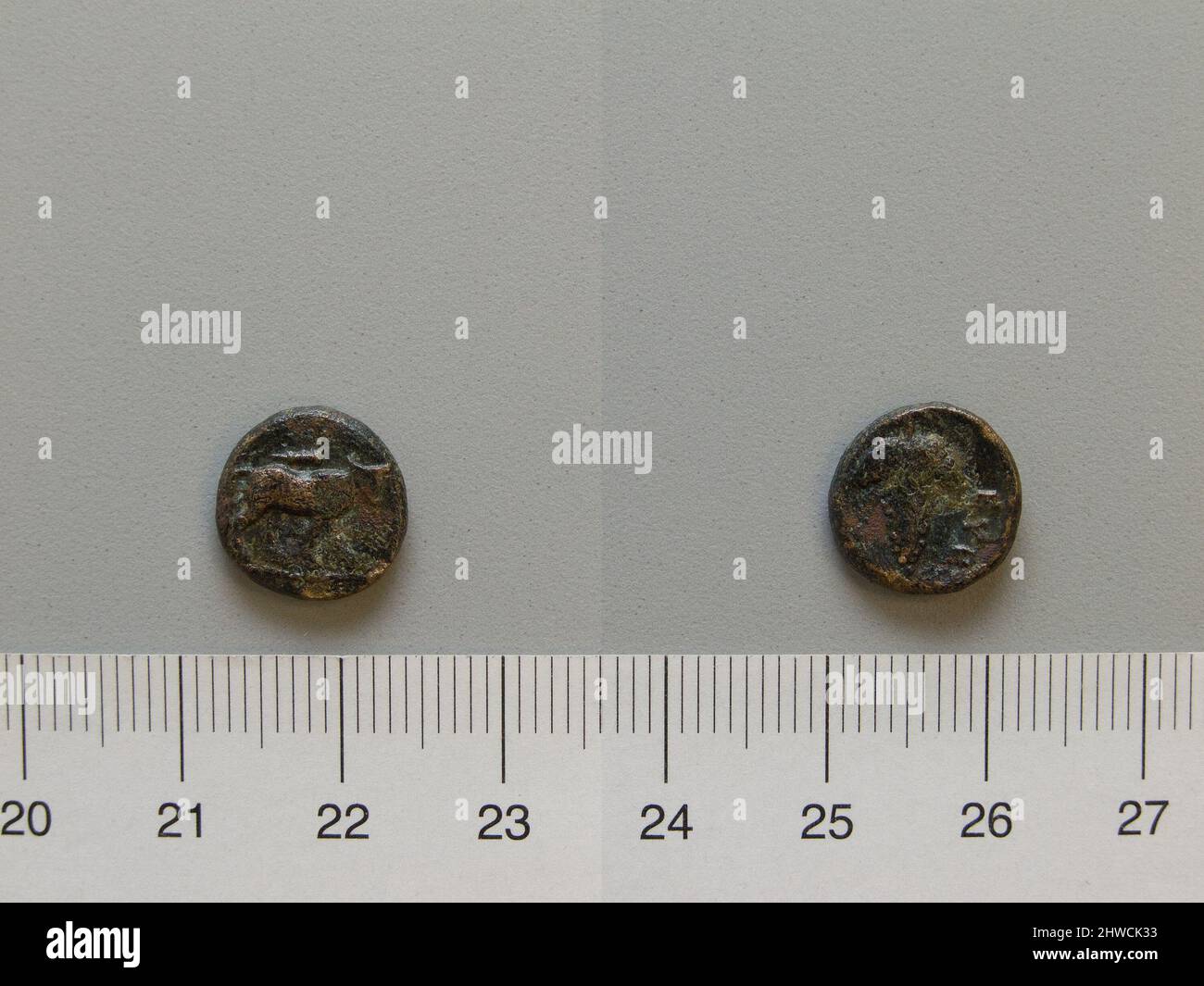 Coin from Euboea. Mint: Euboea Artist: Unknown Stock Photo - Alamy