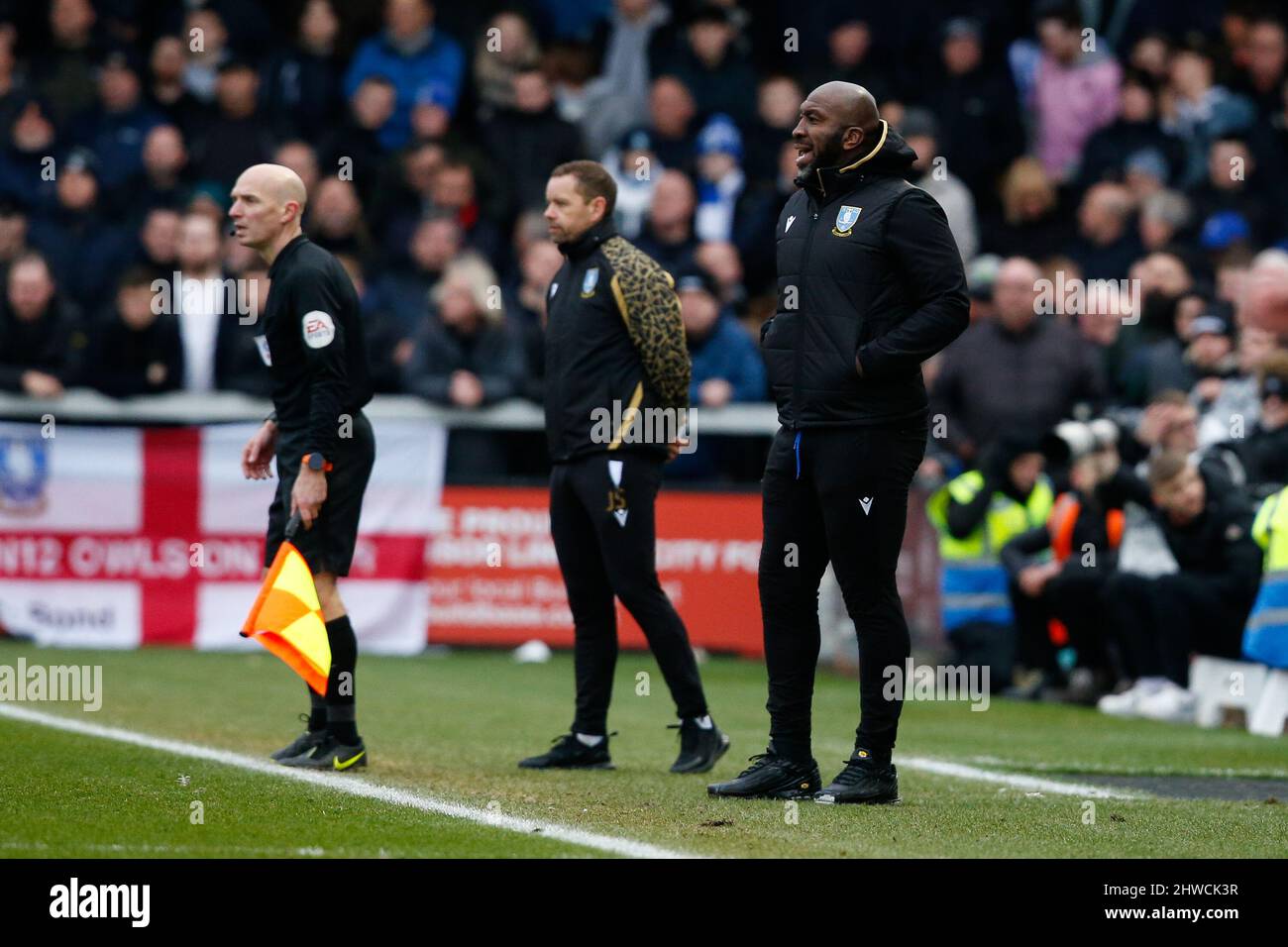 Darren Moore manager of Sheffield Wednesday Stock Photo - Alamy