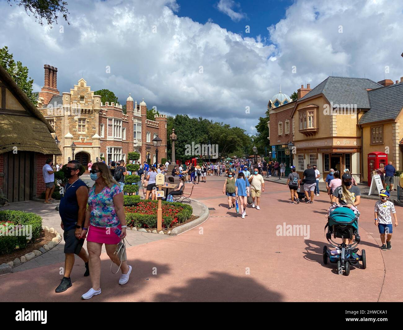 Orlando, FL USA- October 20, 2020: The England Pavilion at EPCOT in ...