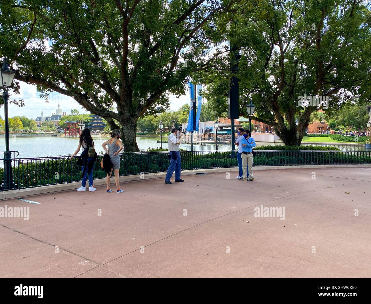 Orlando, FL USA- November 4, 2020: People getting their picture taken ...