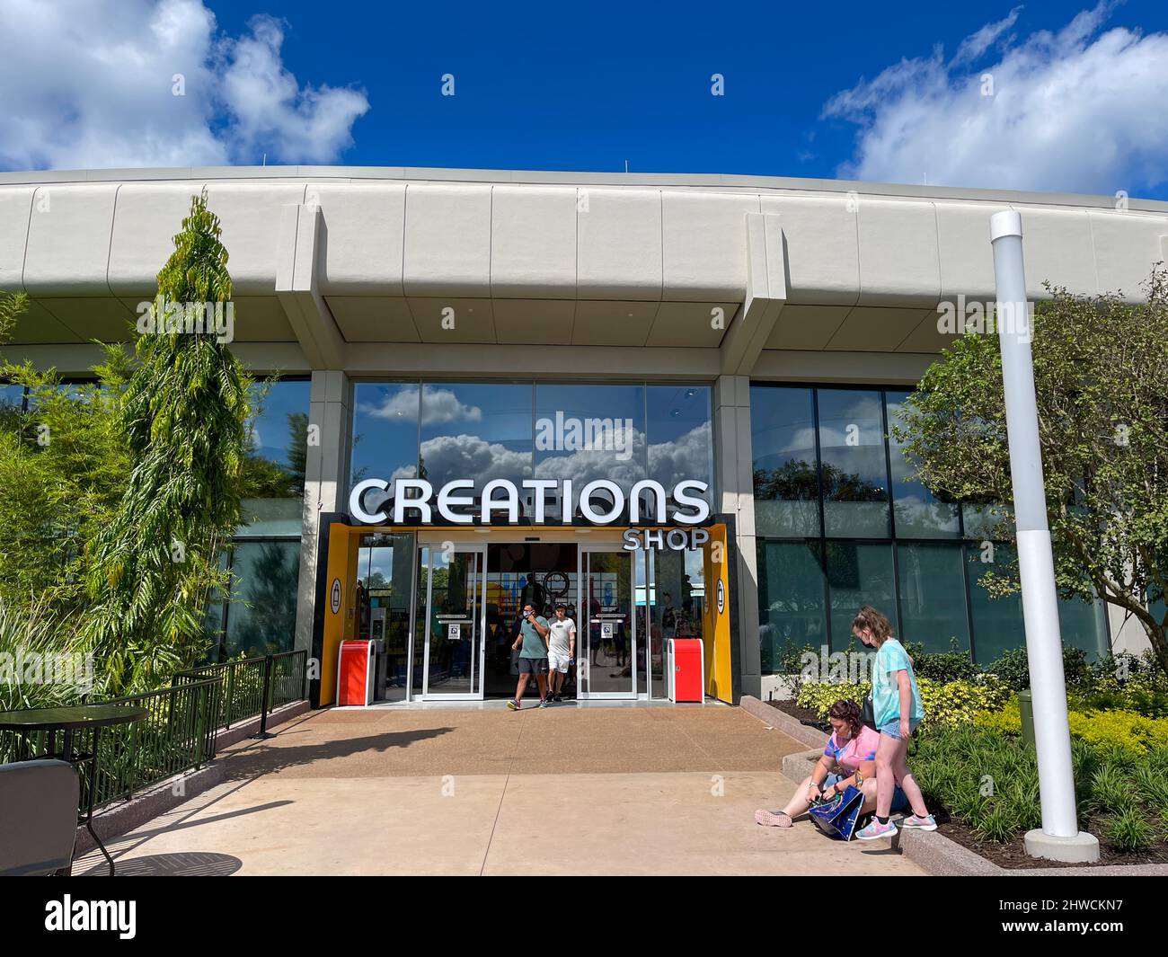 Orlando, FL USA- October 9, 2021: The Creations store exterior at EPCOT ...