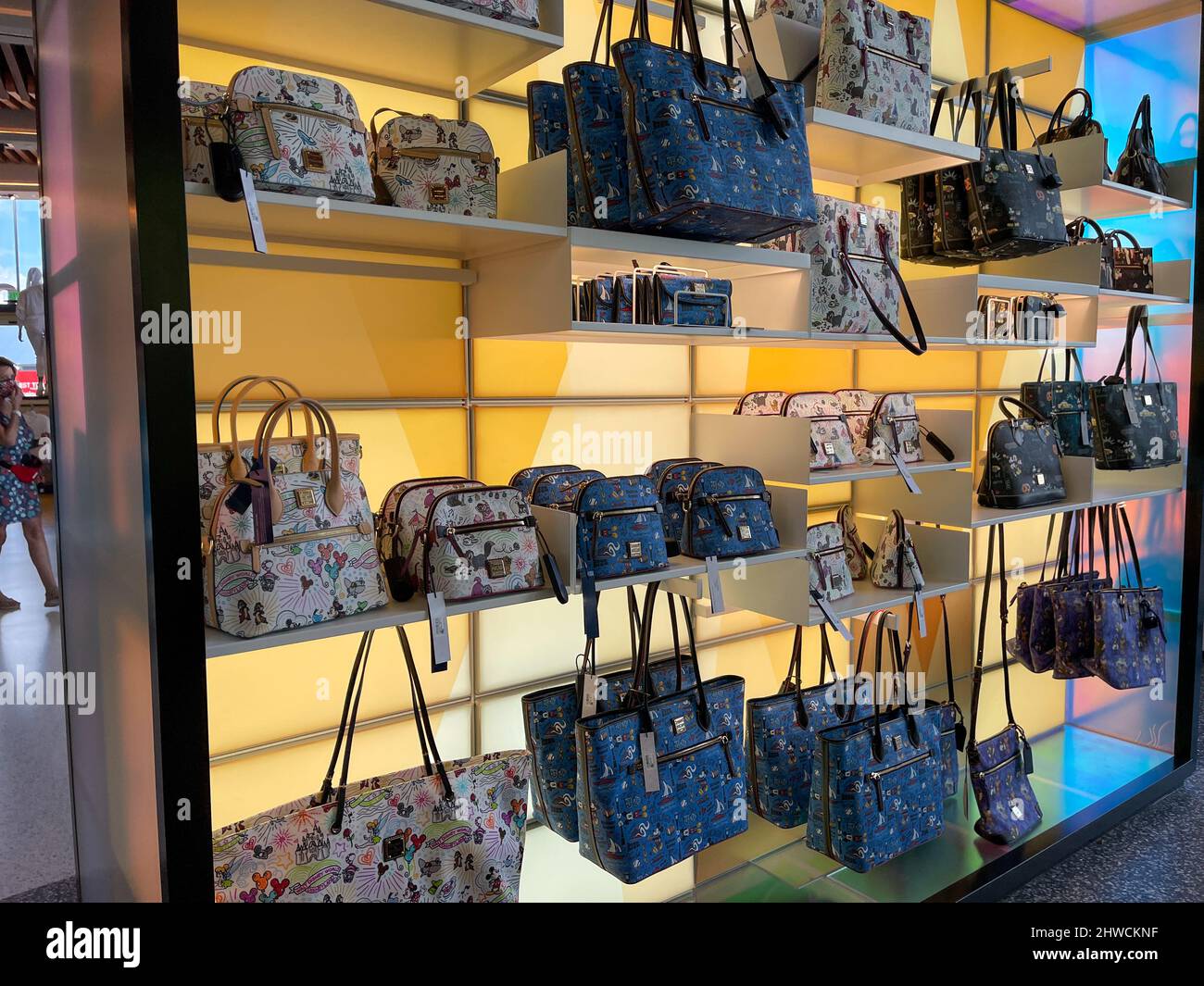 orlando, FL USA- October 9, 2021: Douney and Bourke bags for sale at ...