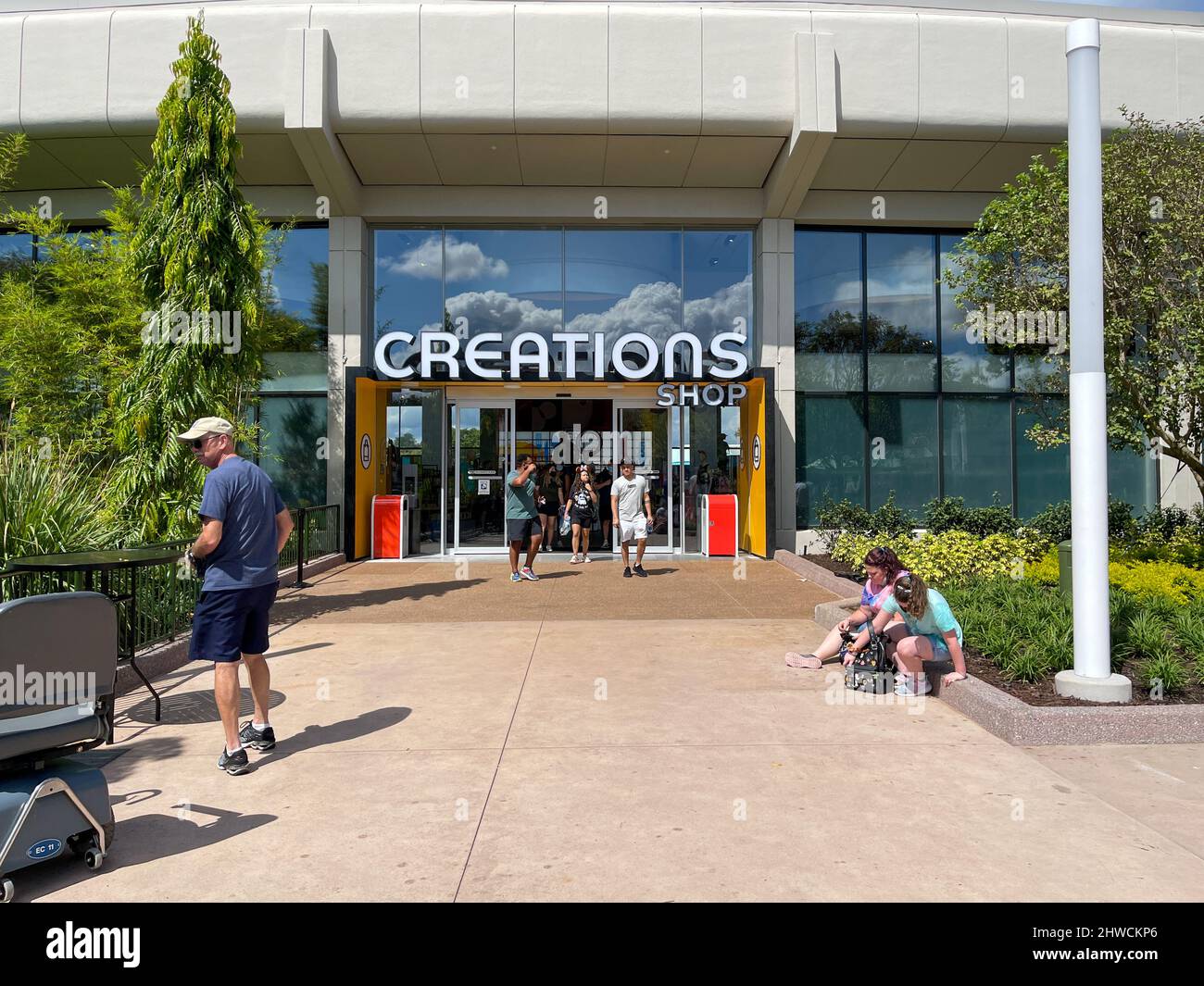 Orlando, FL USA- October 9, 2021: The Creations store exterior at EPCOT ...