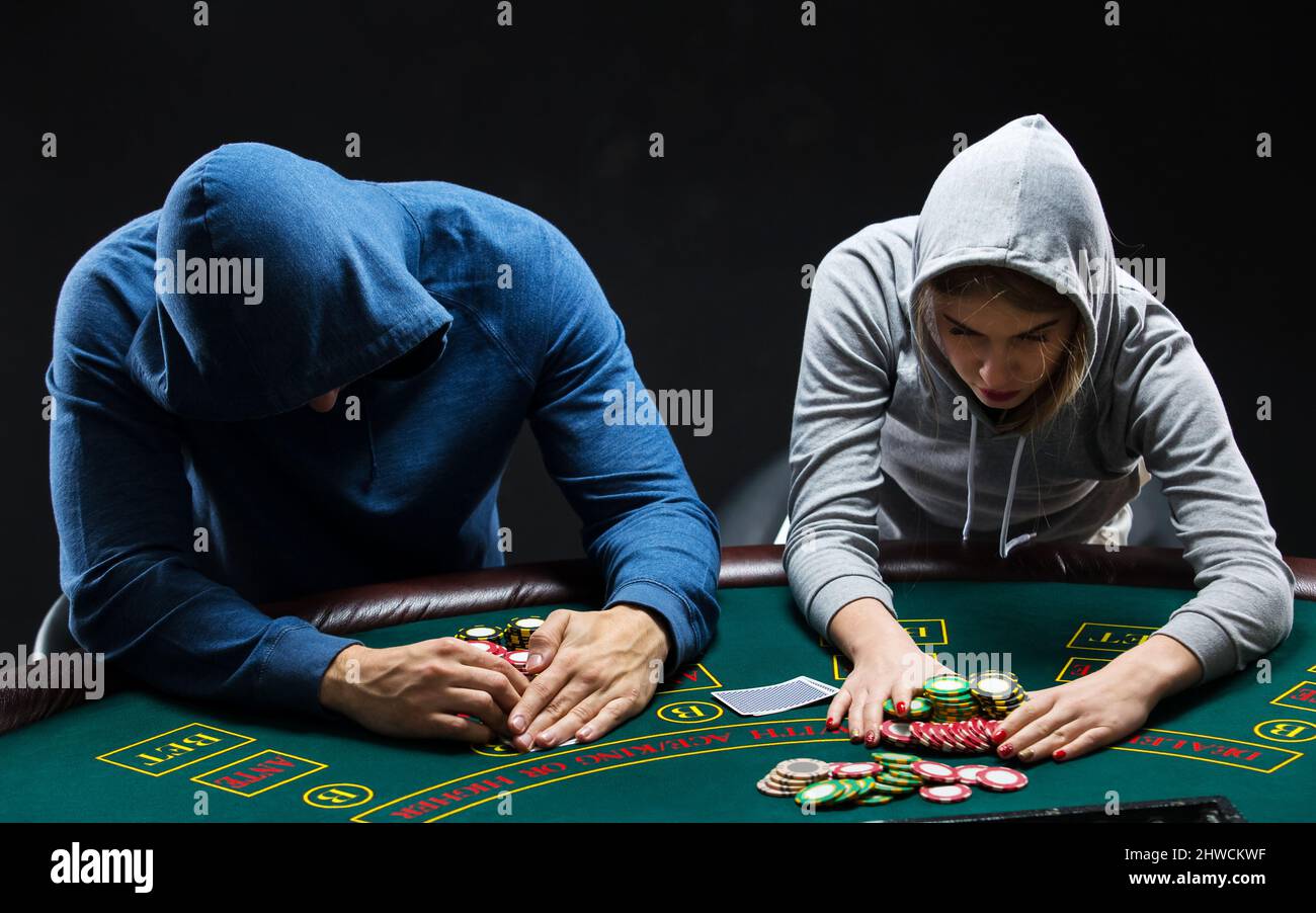 Professional poker players hi-res stock photography and images - Alamy