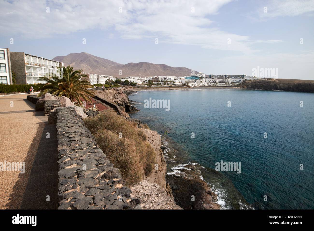 avenida maritima coastal pathway walk near playa de las coloradas playa ...