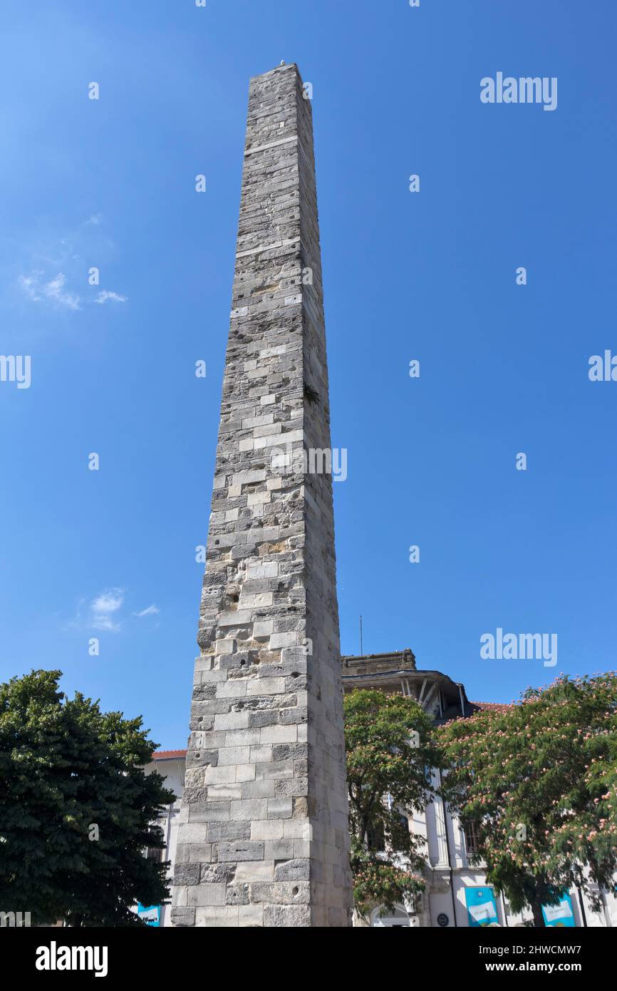 ISTANBUL, TURKEY - JULY 26, 2019: Walled Obelisk at Sultanahmet Square ...