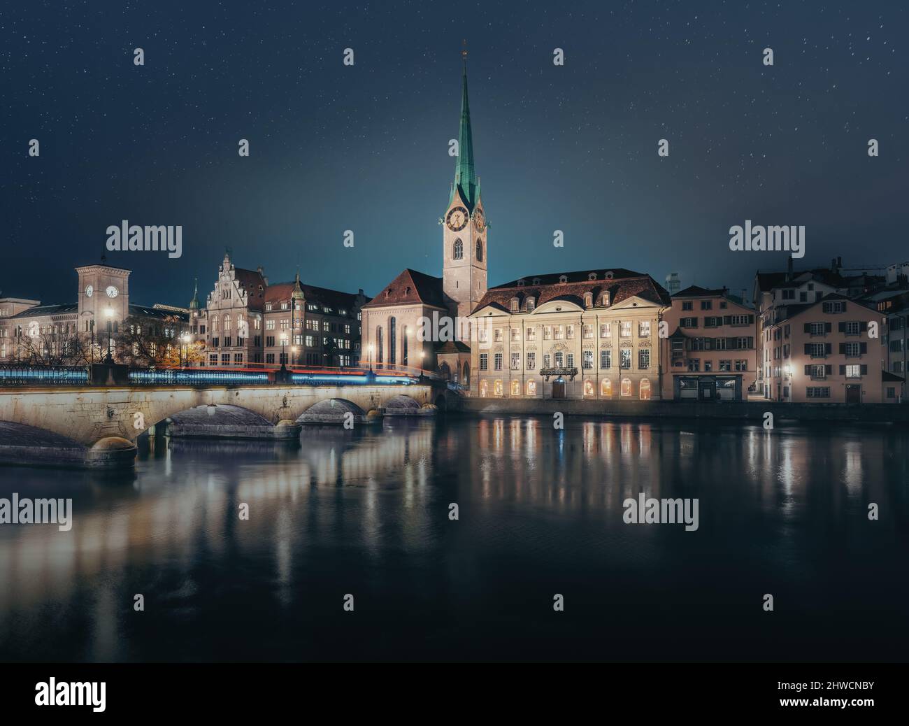 Zurich City Night High Resolution Stock Photography and Images - Alamy
