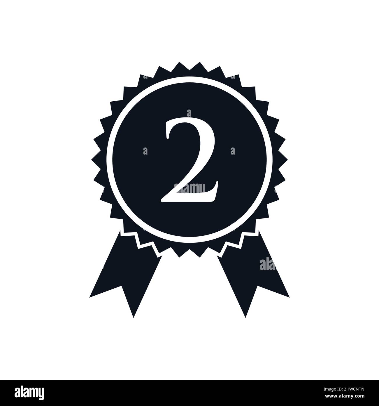 2nd Place Ribbon Template