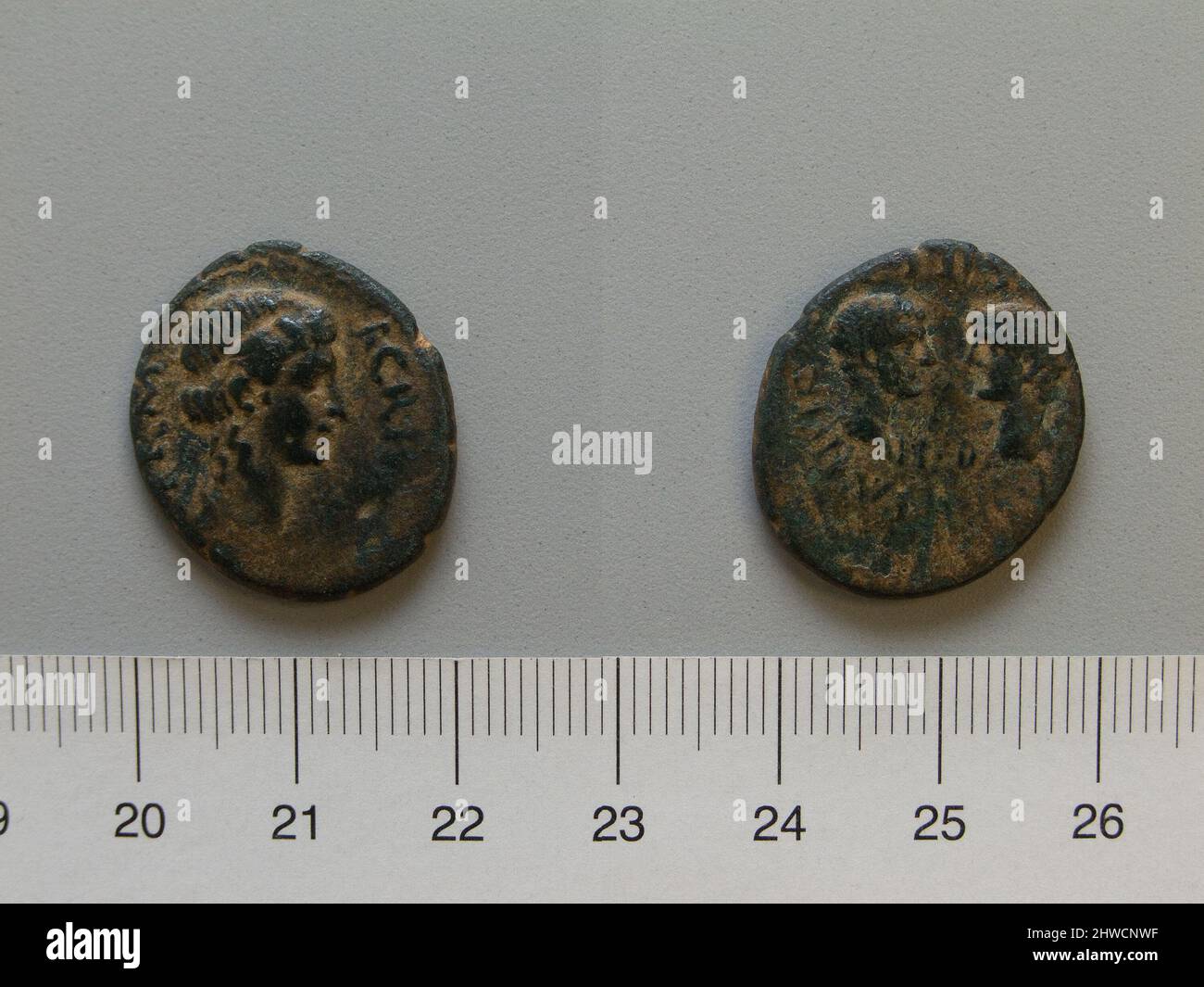 Coin of Caligula, Emperor of Rome from Corinth. Ruler: Caligula ...