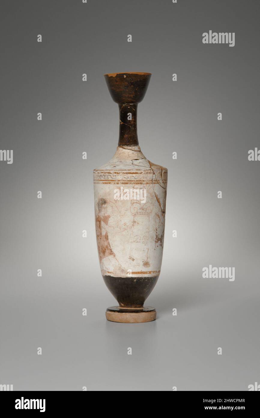 White ground lekythos hi-res stock photography and images - Alamy