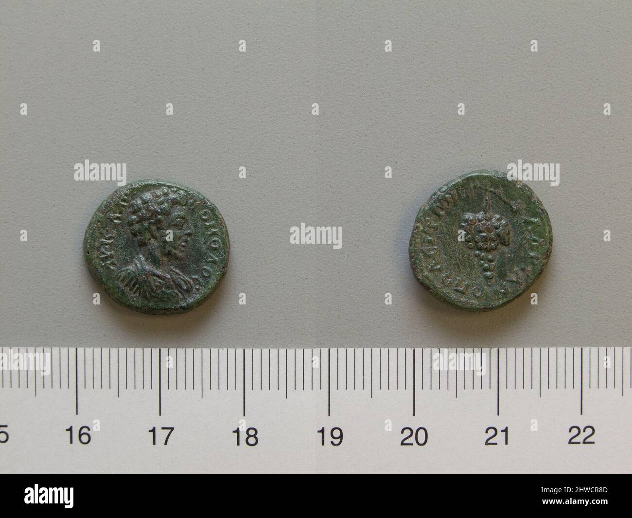 Coin of Commodus, Emperor of Rome from Hadrianopolis. Ruler: Commodus ...