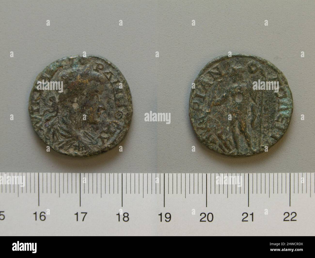 Coin of Gordian III, Emperor of Rome from Hadrianopolis. Ruler: Gordian ...