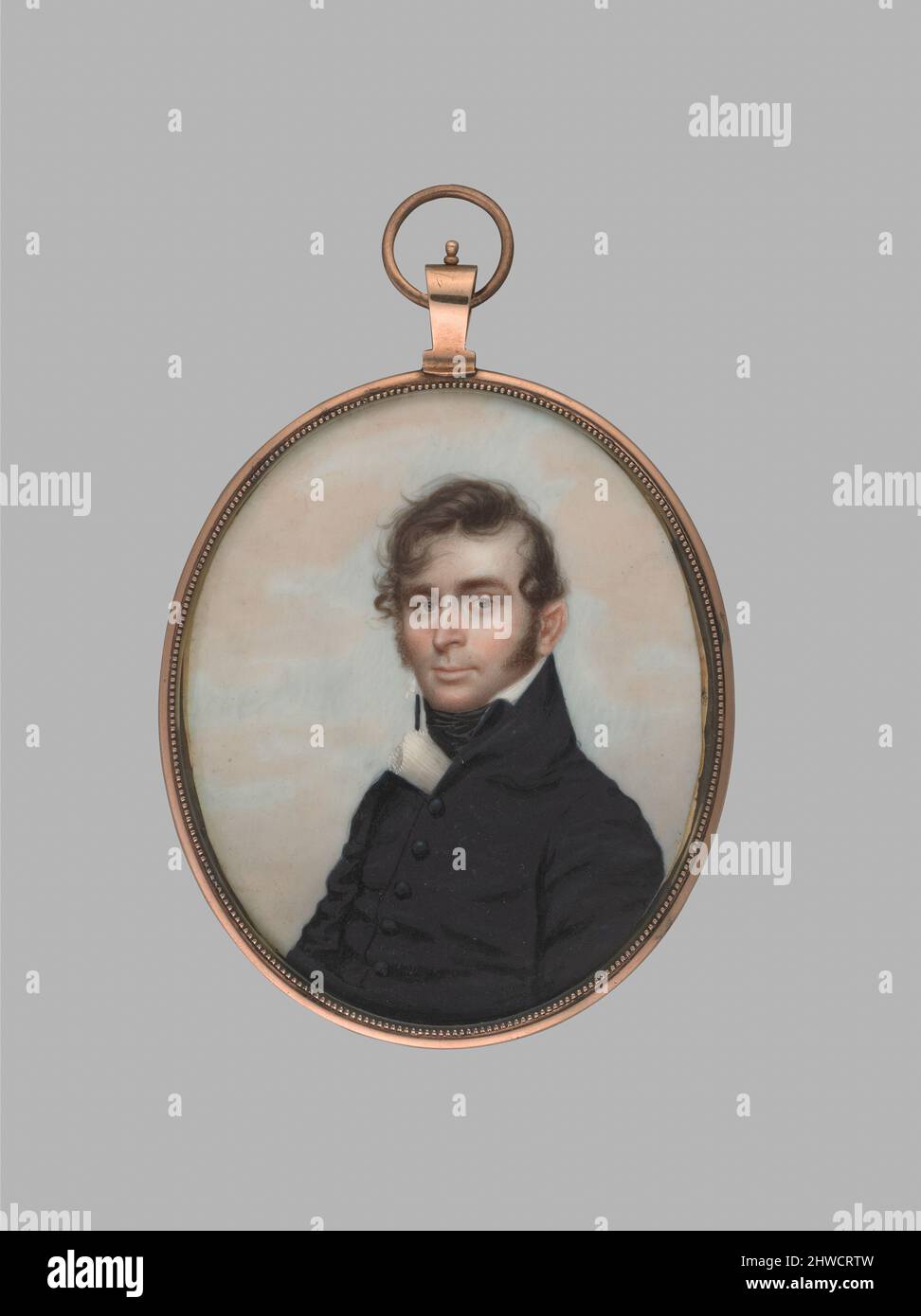 Captain Alfred Grayson, USMC (1784/86–1823). Artist: Joseph Wood ...