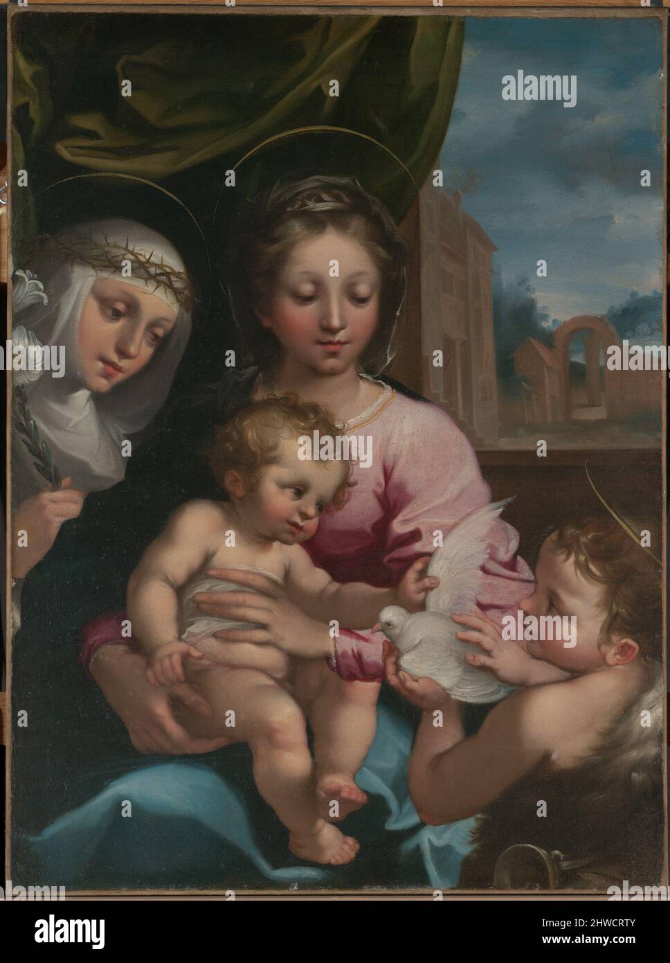 Virgin and Child with the Young Saint John the Baptist and Saint ...