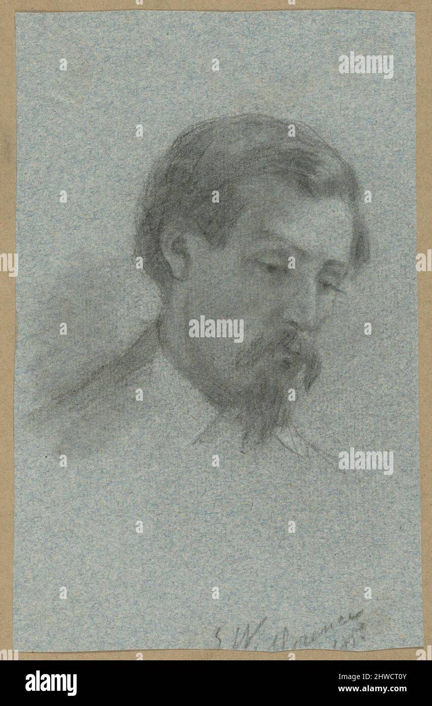 Portrait of an unidentified man, sketch for Signing of the Compact in ...